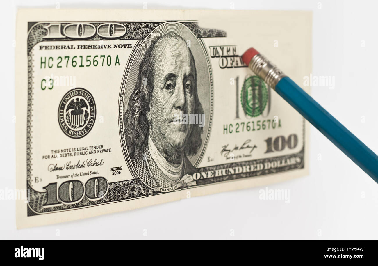 Hand erasing paper hi-res stock photography and images - Alamy