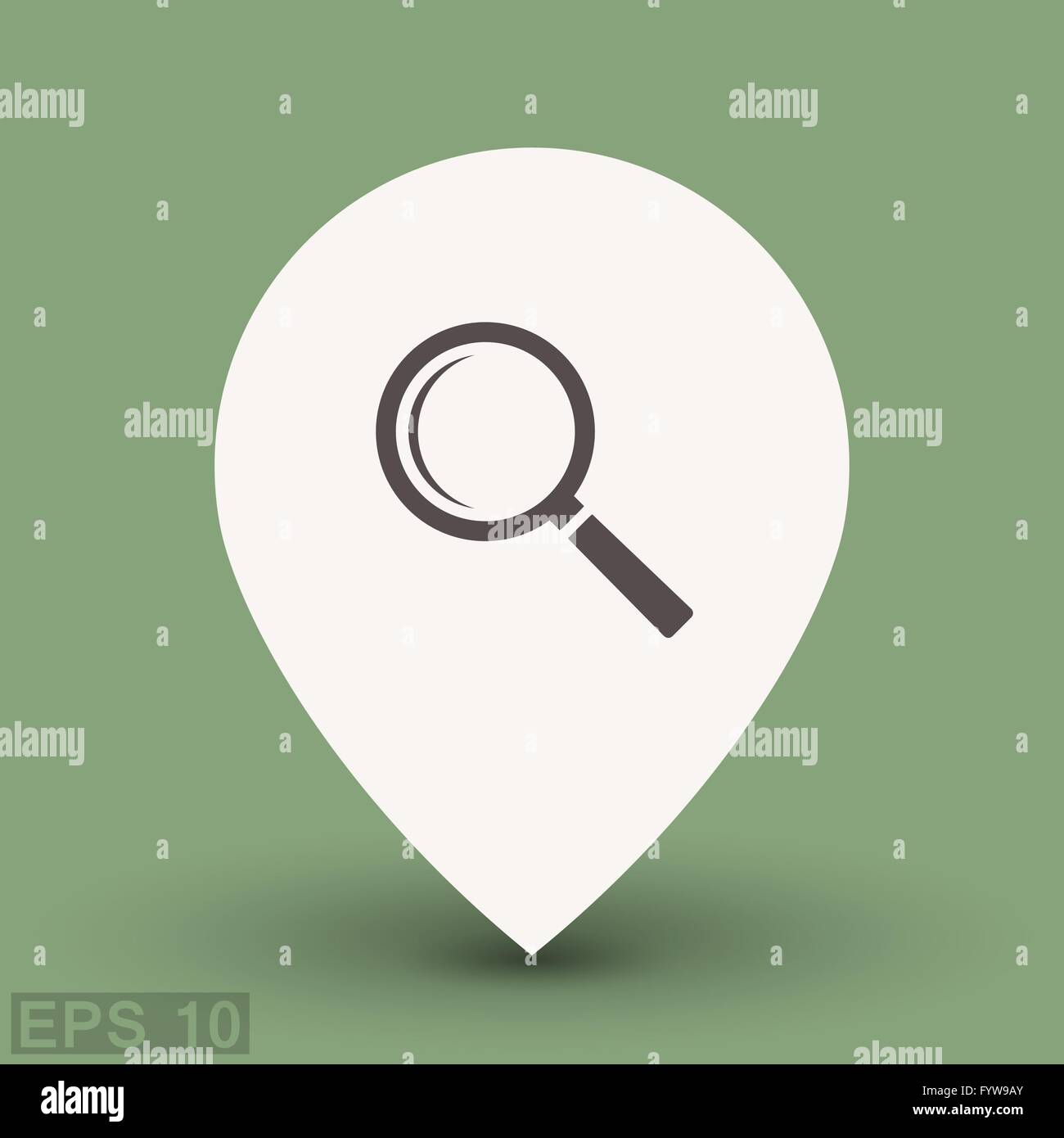 Pictograph of search. Vector concept illustration for design. Eps 10 ...