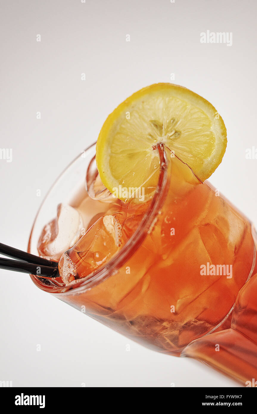 ice tea isolated on the white background Stock Photo - Alamy