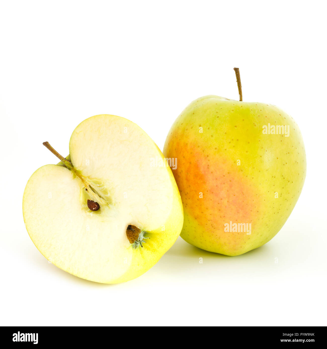 Half an apple Stock Photo - Alamy