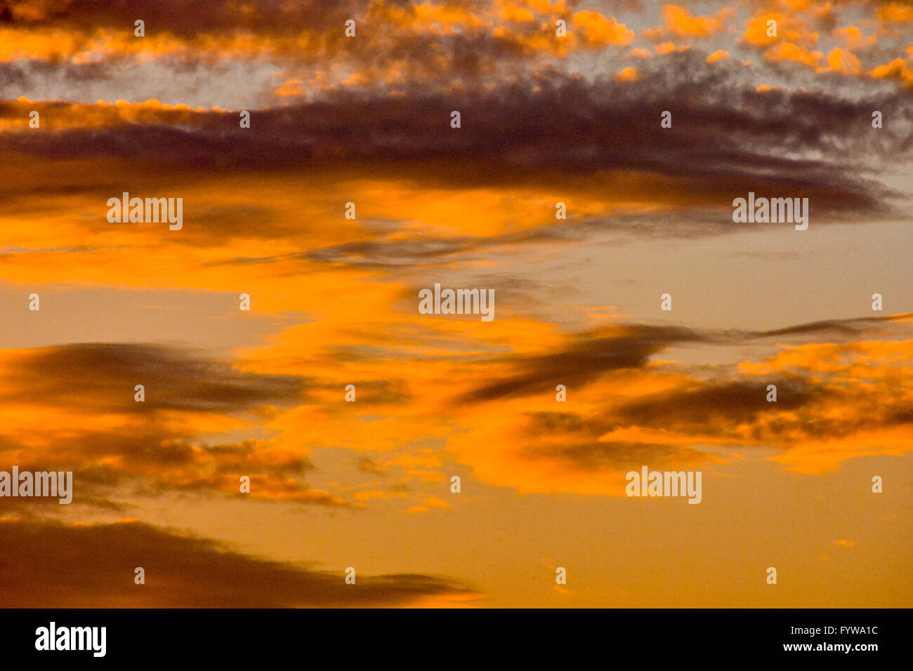 Colored Clouds at Sunset Stock Photo - Alamy
