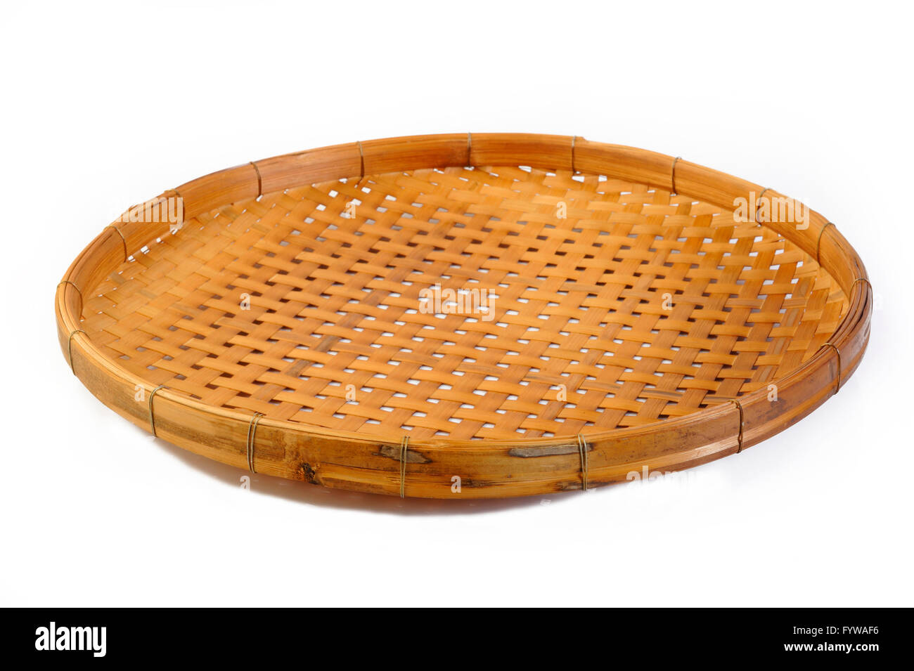 threshing basket on white background Stock Photo - Alamy