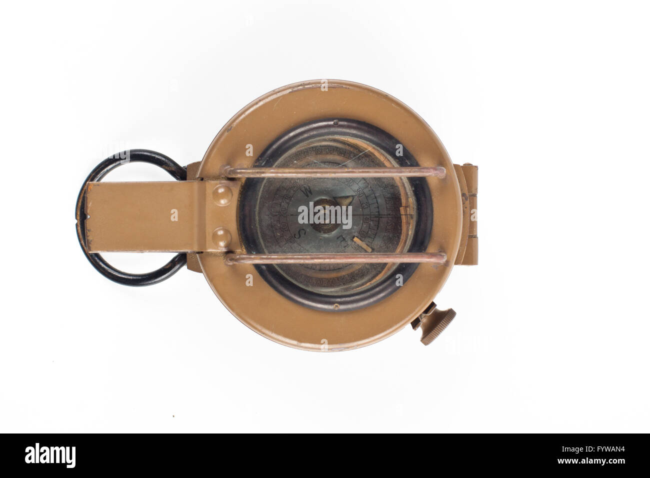 Portable compass Cut Out Stock Images & Pictures - Alamy