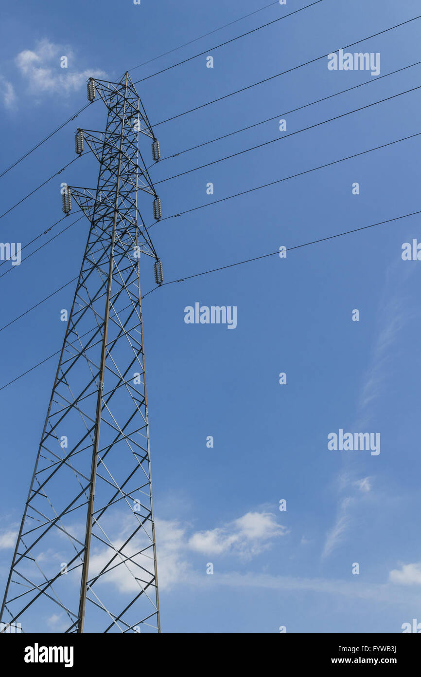 Aerial power pylon hi-res stock photography and images - Alamy