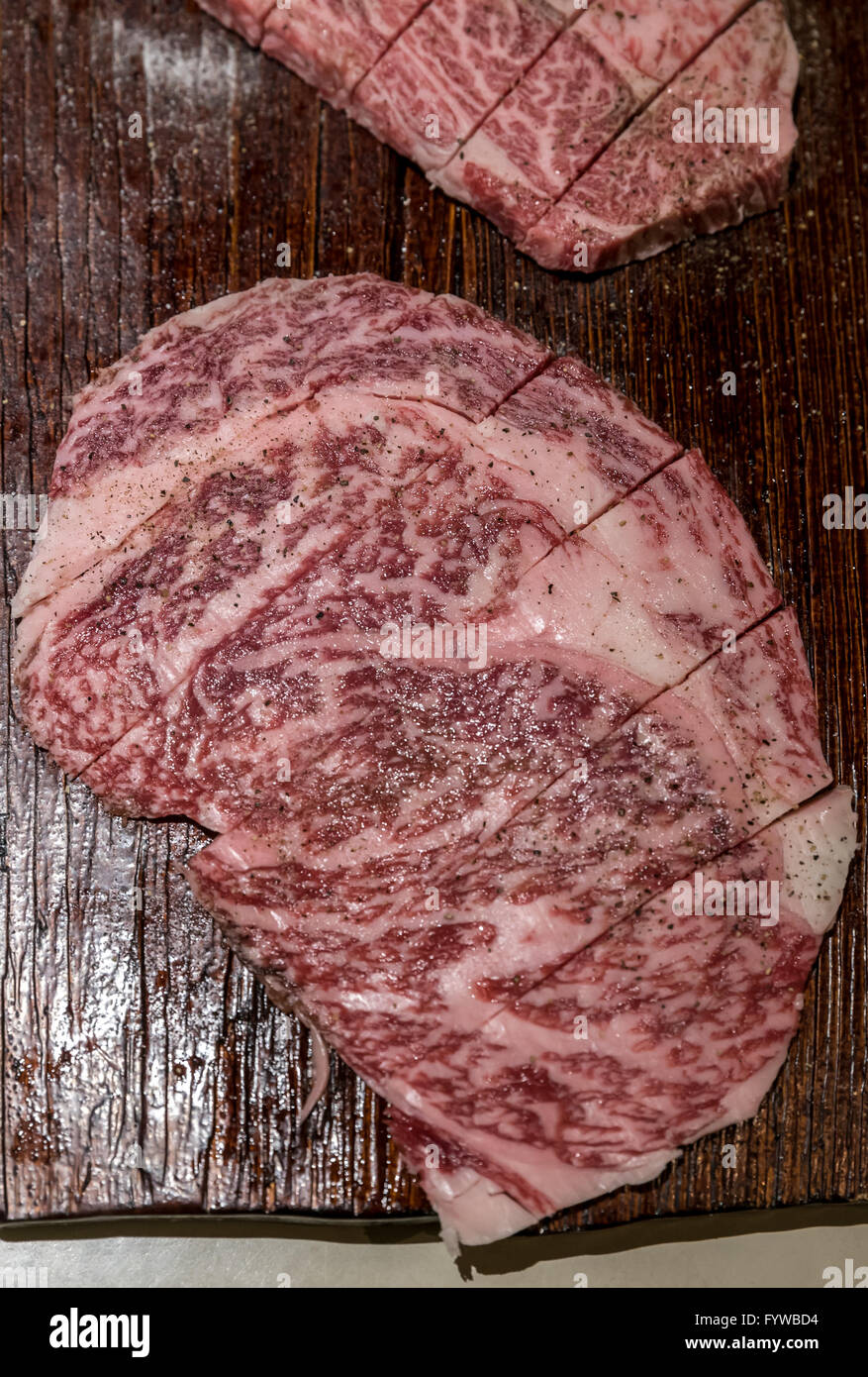 Freshness japanese wagyu a5 beef hi-res stock photography and images ...