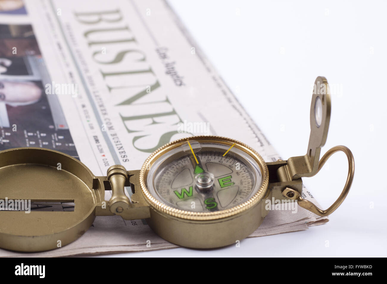Newspaper compass hi-res stock photography and images - Alamy