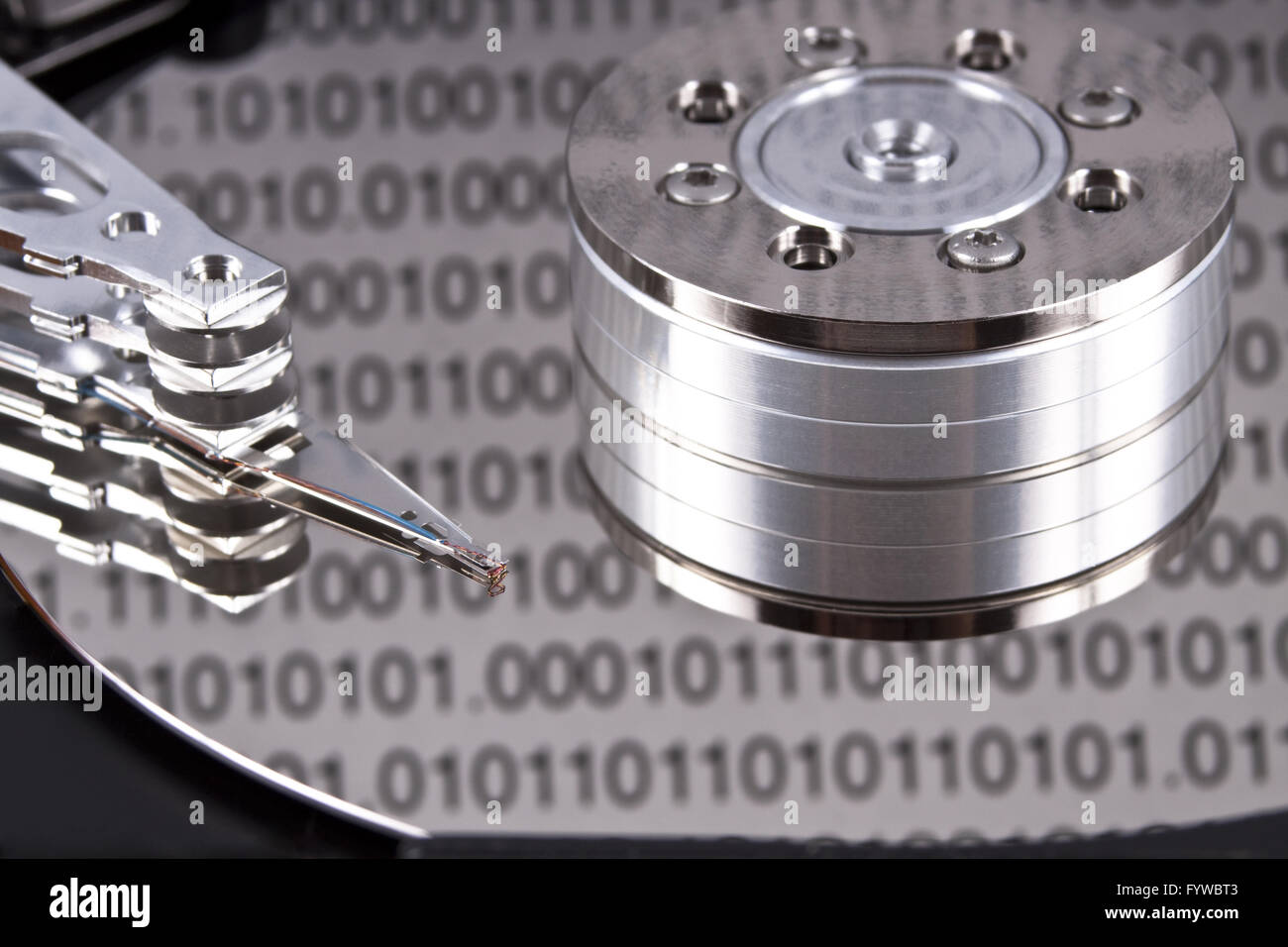 External hard disc binary hi-res stock photography and images - Alamy