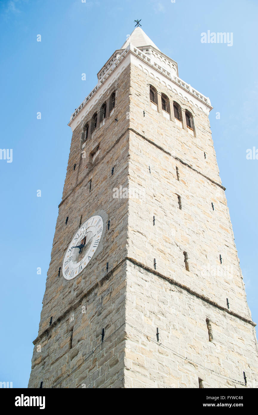 Koper - a port town in Slovenia, Istria region. Cathedral of The ...