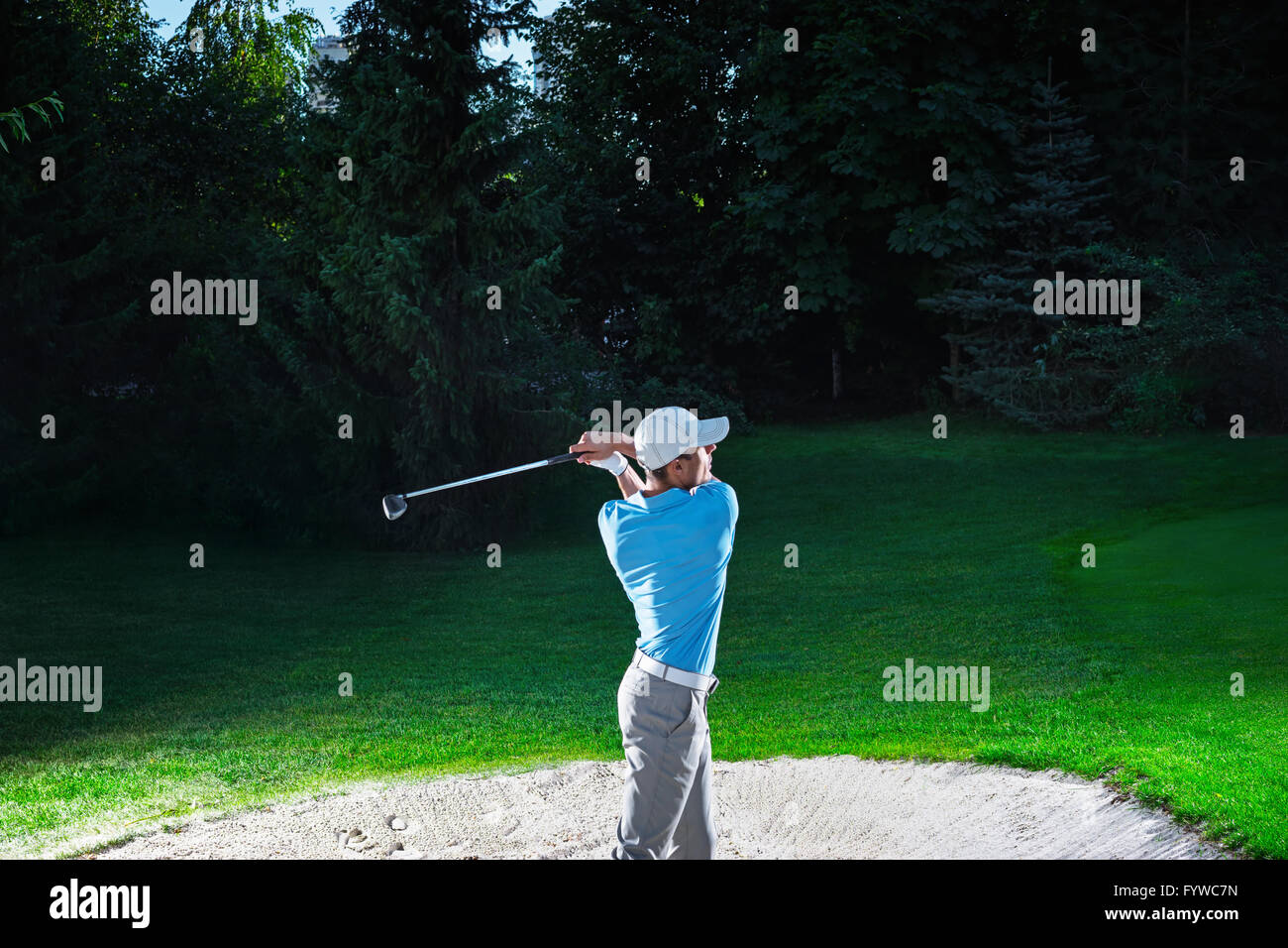 Professional golfer action hi-res stock photography and images - Alamy