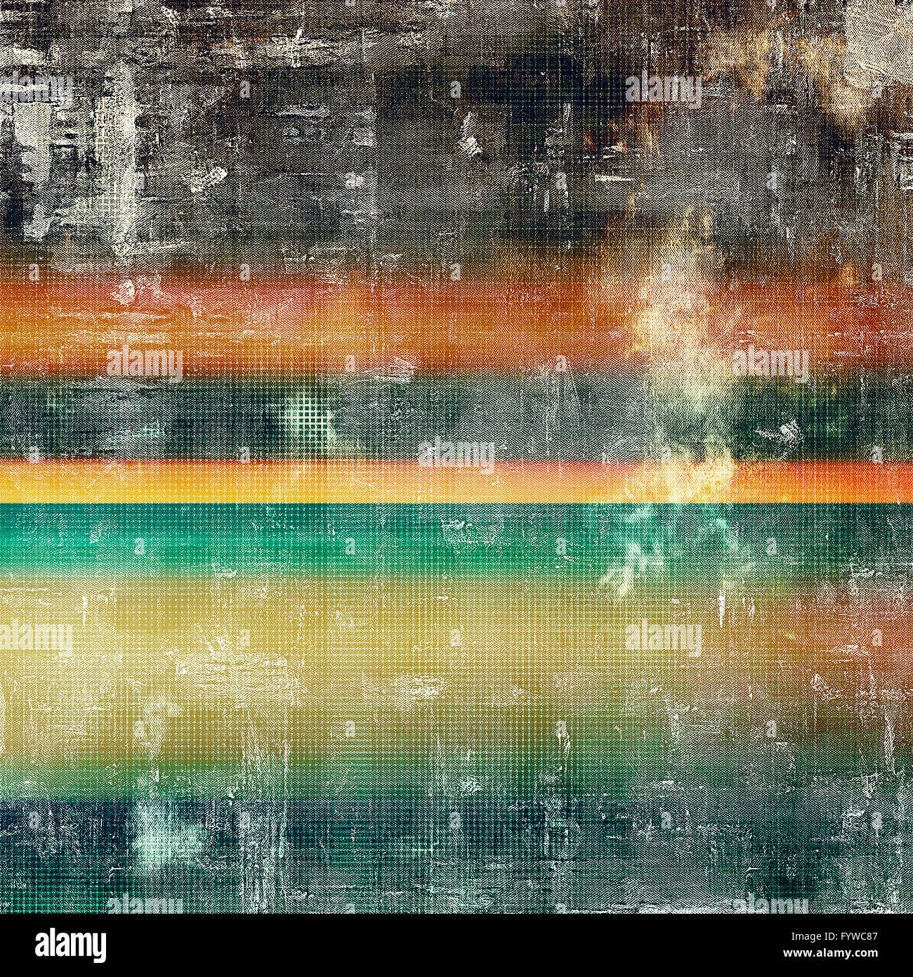 Retro vintage style elements on aged grunge texture. With different ...