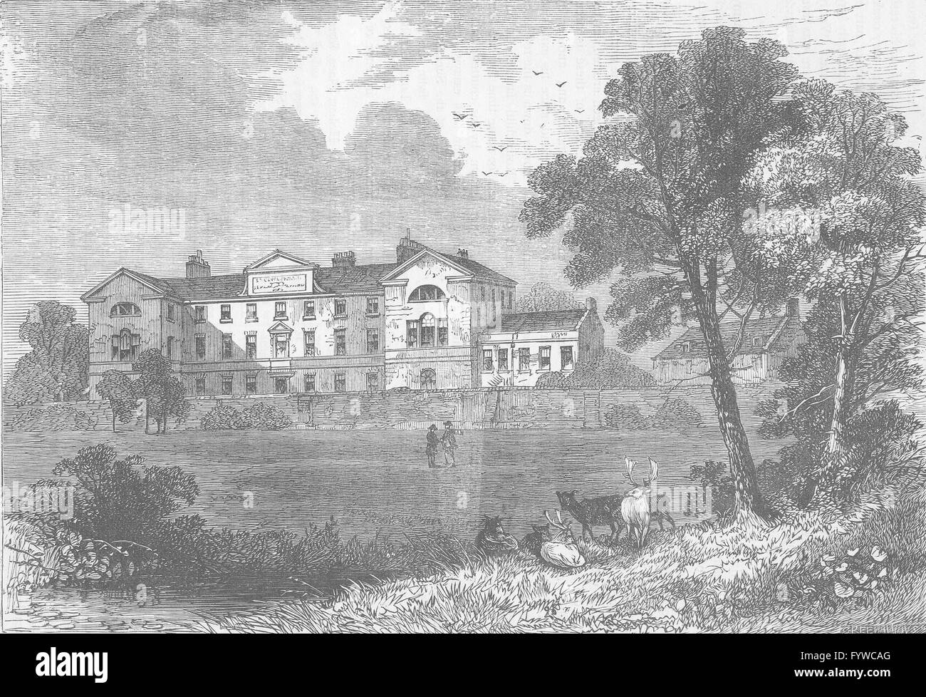 Old hospital 1880 Black and White Stock Photos & Images - Alamy