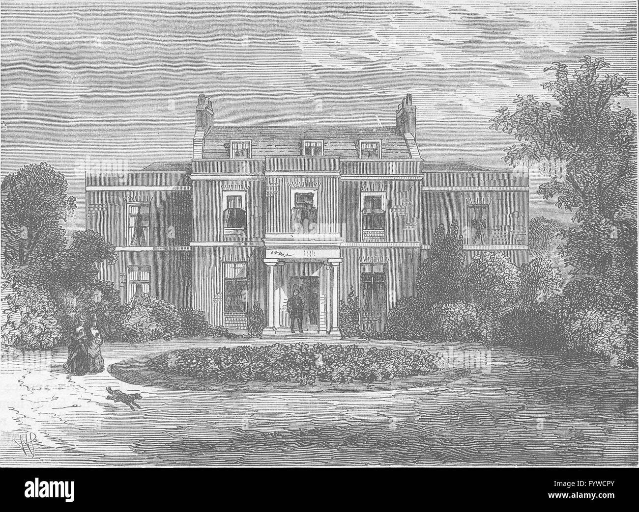 HOLLAND PARK: Earl's Court House (formerly John Hunter's House). London ...