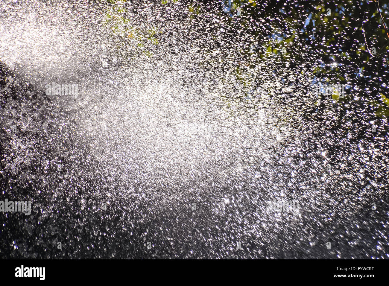 Water Splash Waterfall Stock Photo - Alamy