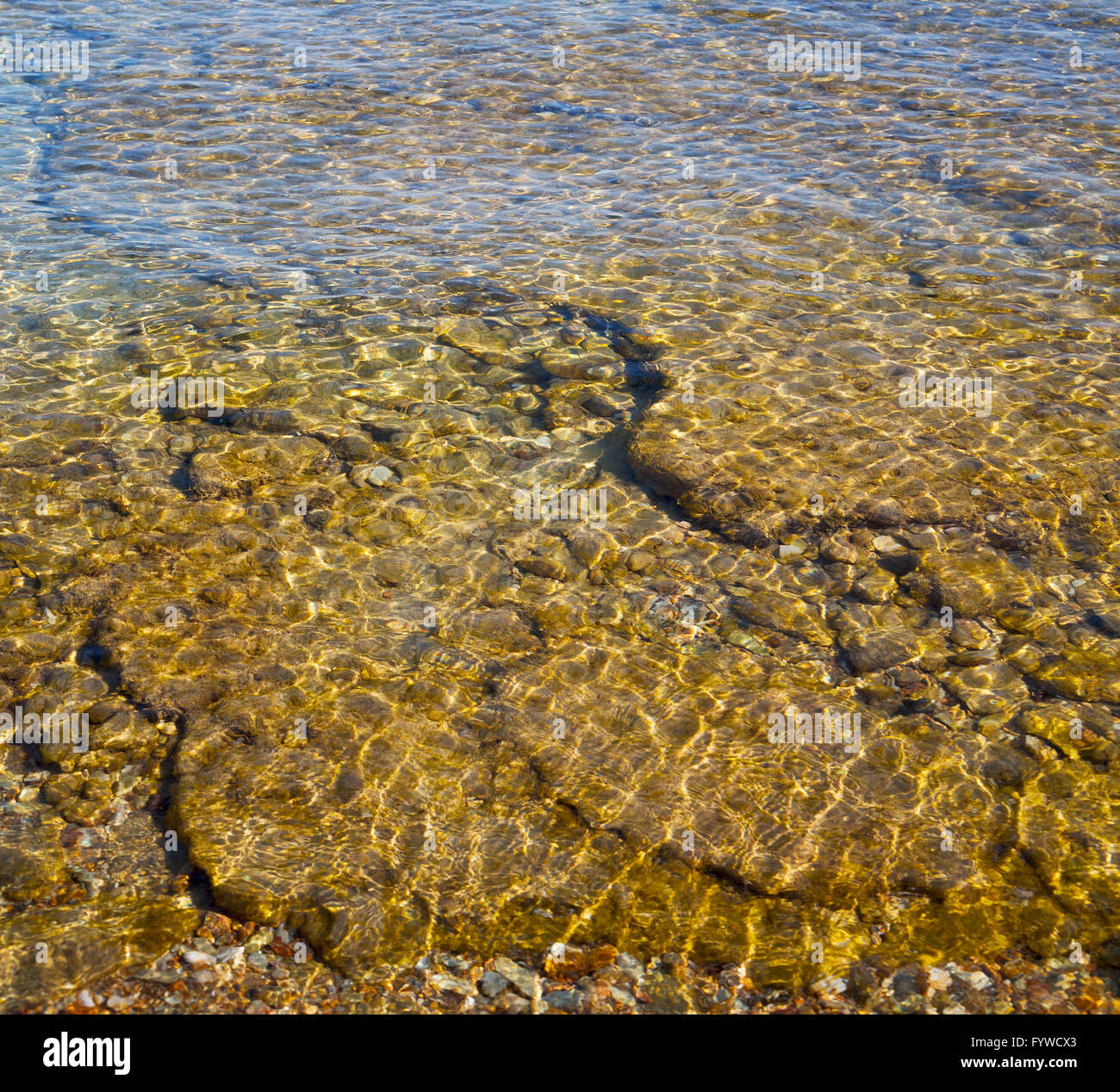 flow foam and froth in the sea of mediterranean greece Stock Photo - Alamy