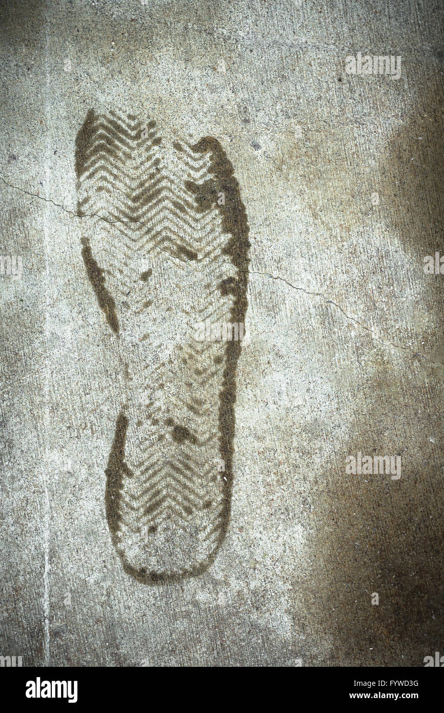 Close up footprint hi-res stock photography and images - Alamy