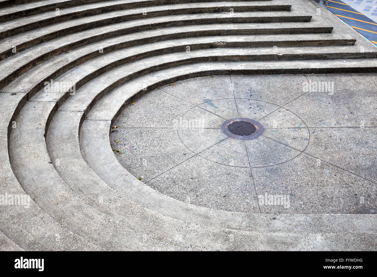 Concrete cement steps hi-res stock photography and images - Alamy