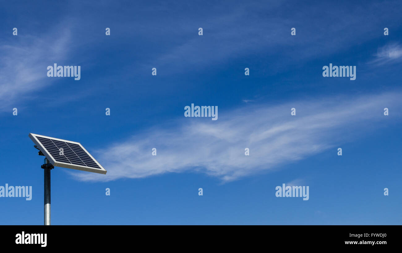 Small photovoltaic panel Stock Photo - Alamy
