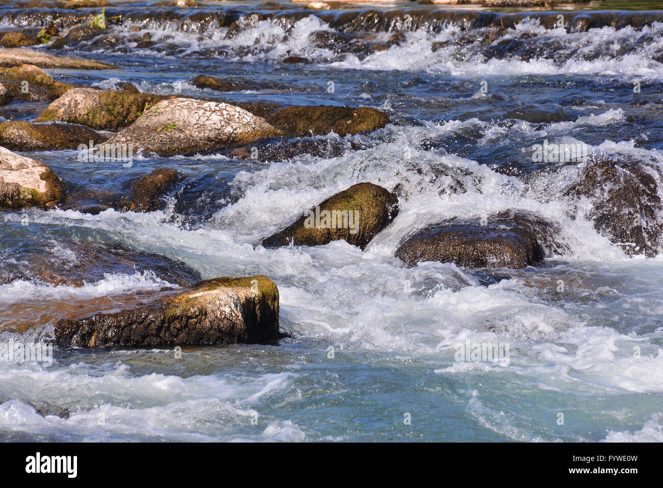 Water Splash Waterfall Stock Photo - Alamy