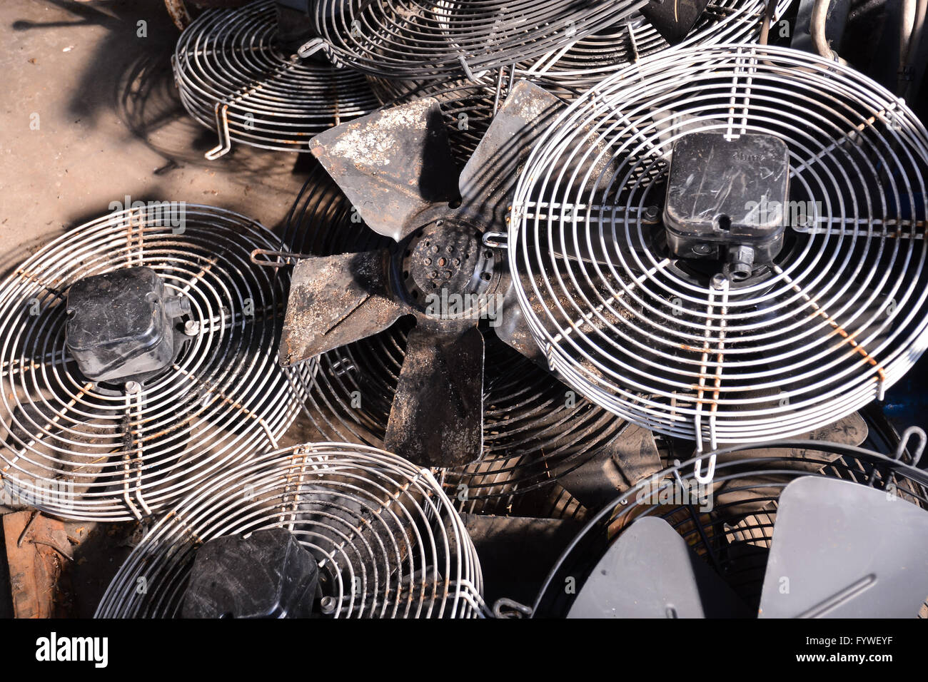 Metal Ready for Recycling Stock Photo - Alamy