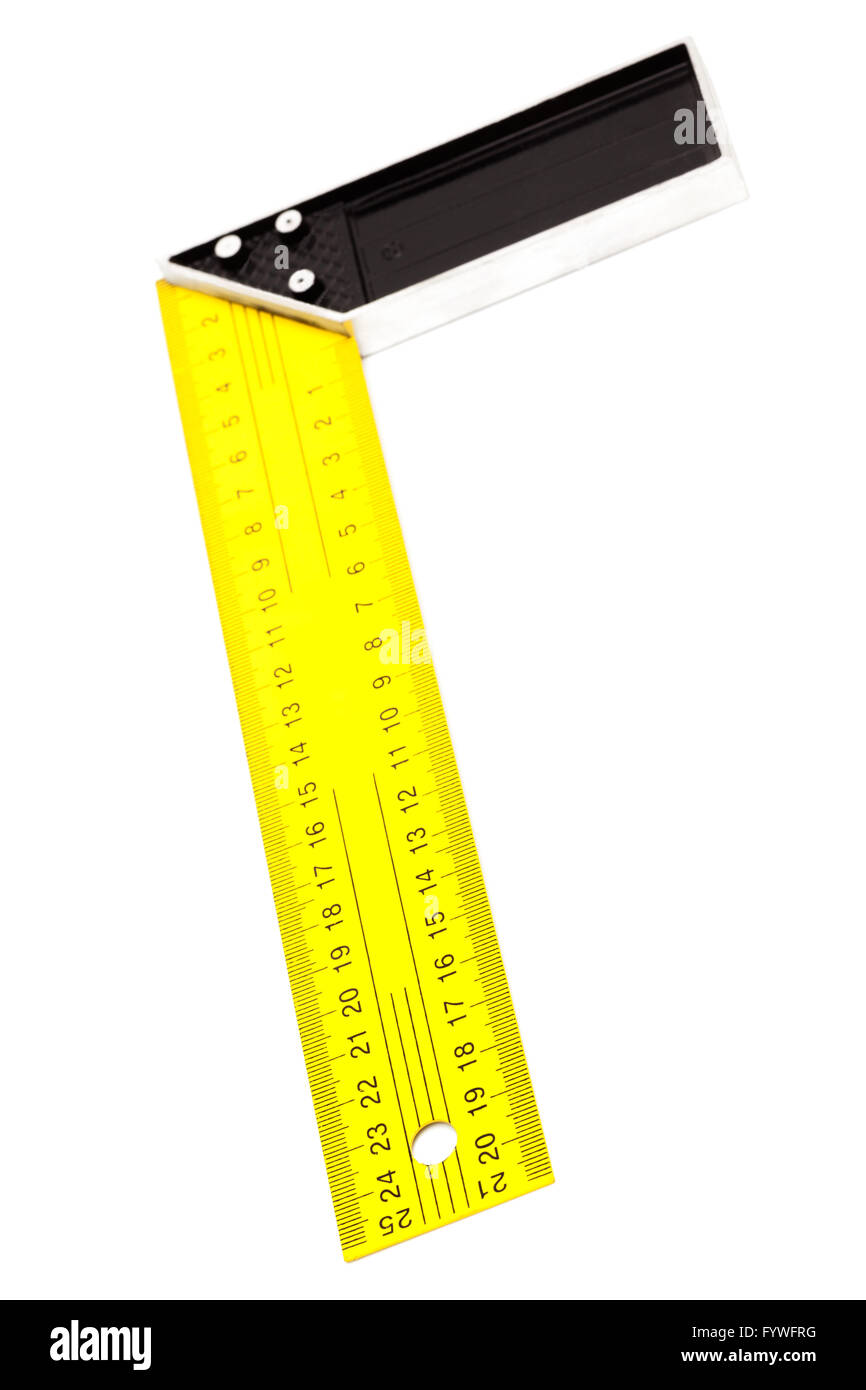 setsquare on white background Stock Photo - Alamy