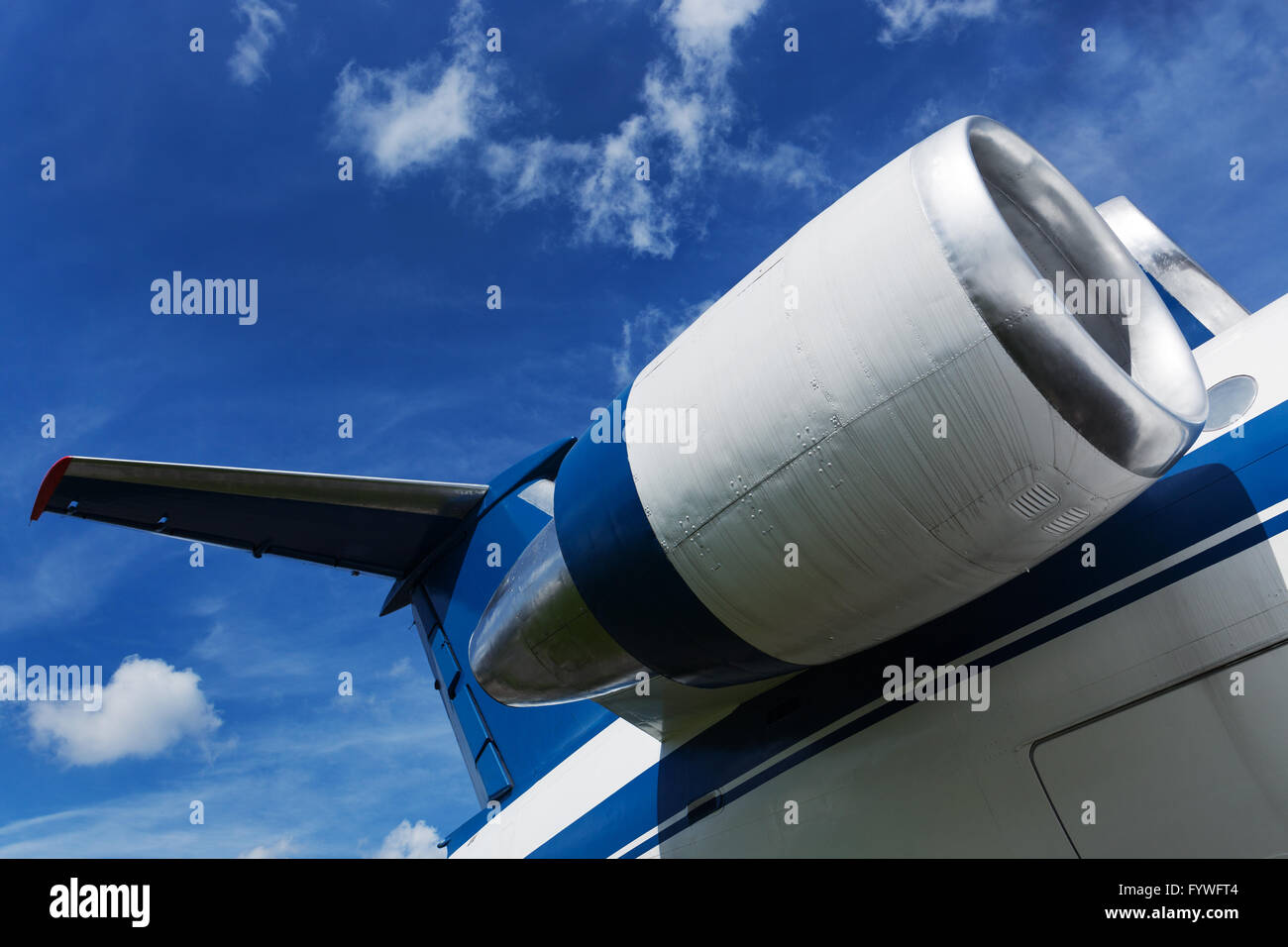 engine of modern aircraft Stock Photo - Alamy