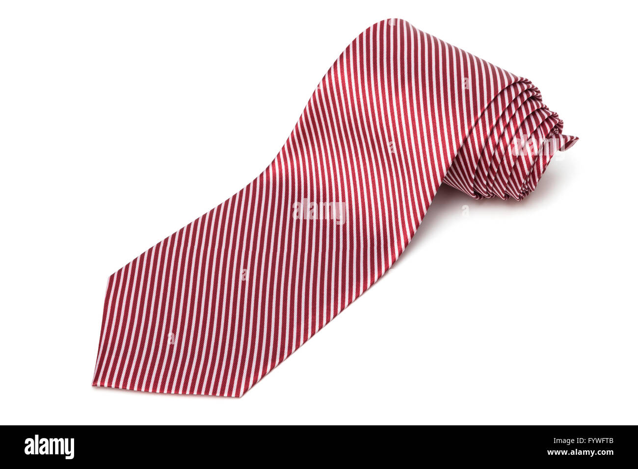 necktie on a white background Stock Photo - Alamy