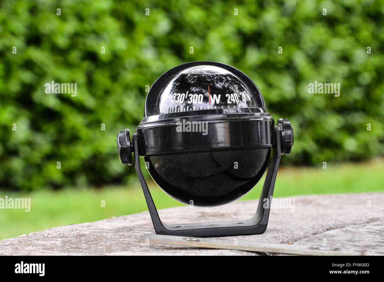 Navigation Black Compass Stock Photo - Alamy