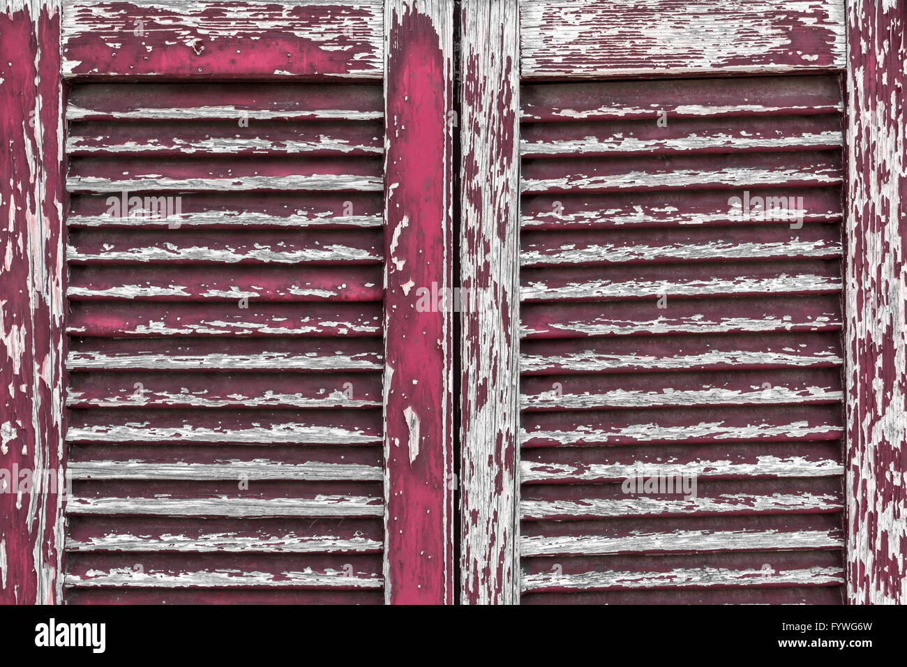 Painted slat window hi-res stock photography and images - Alamy