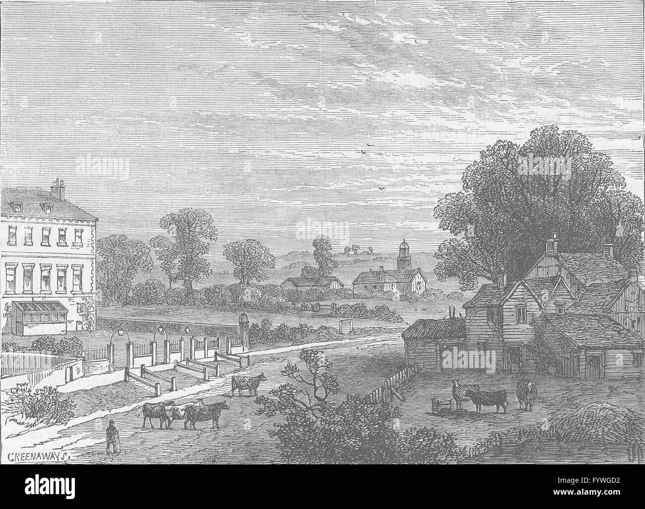 Marylebone, london in the 19th century Black and White Stock Photos ...