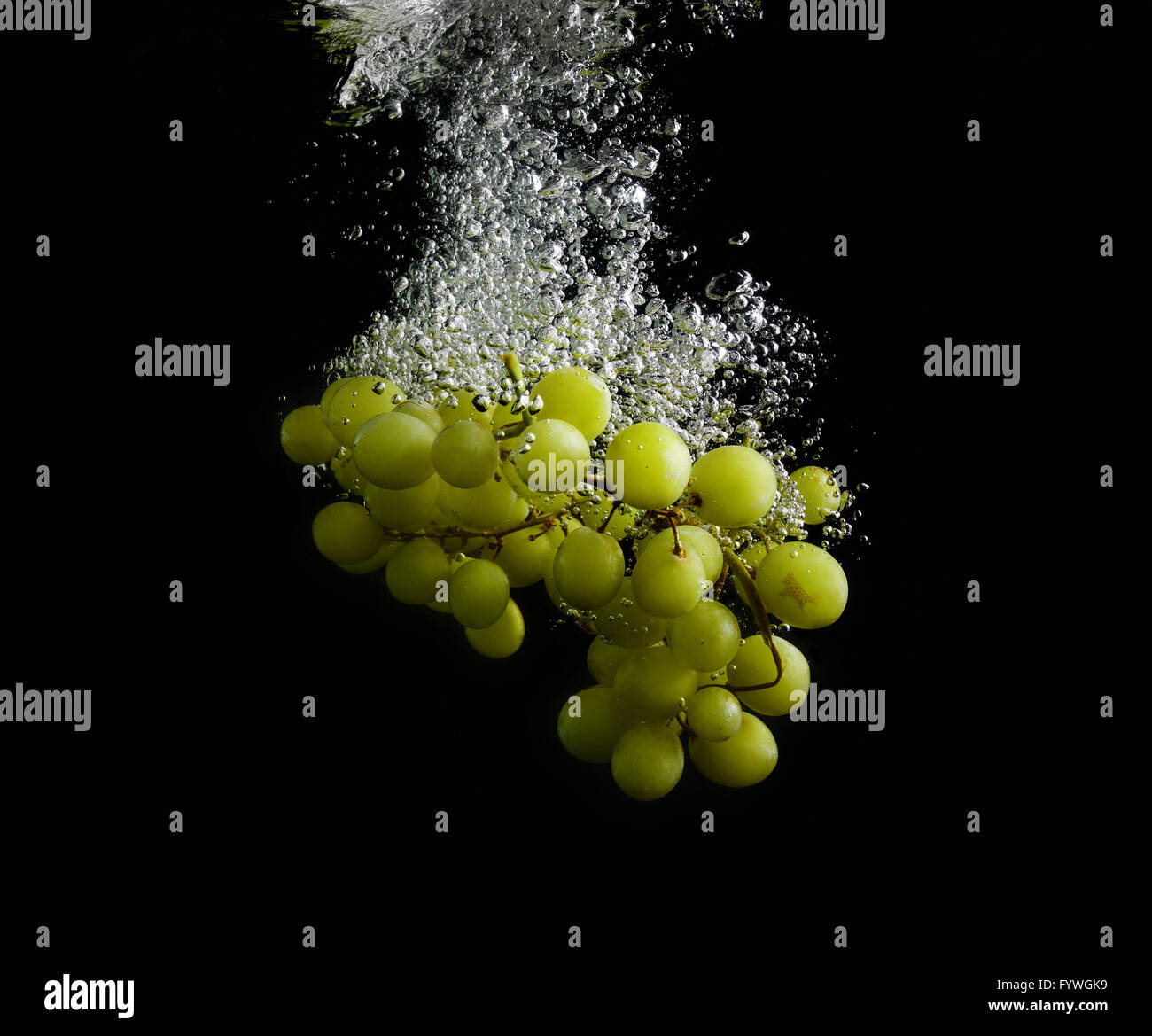 Grapes in water Stock Photo - Alamy
