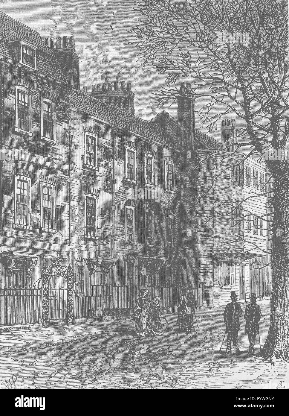 Row houses london hi-res stock photography and images - Alamy