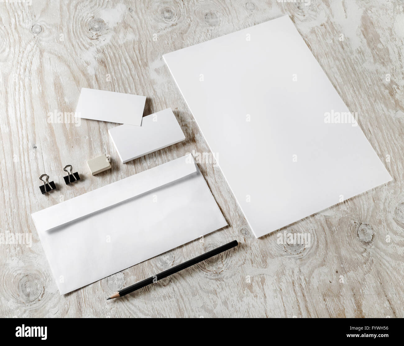 Blank identity set Stock Photo - Alamy
