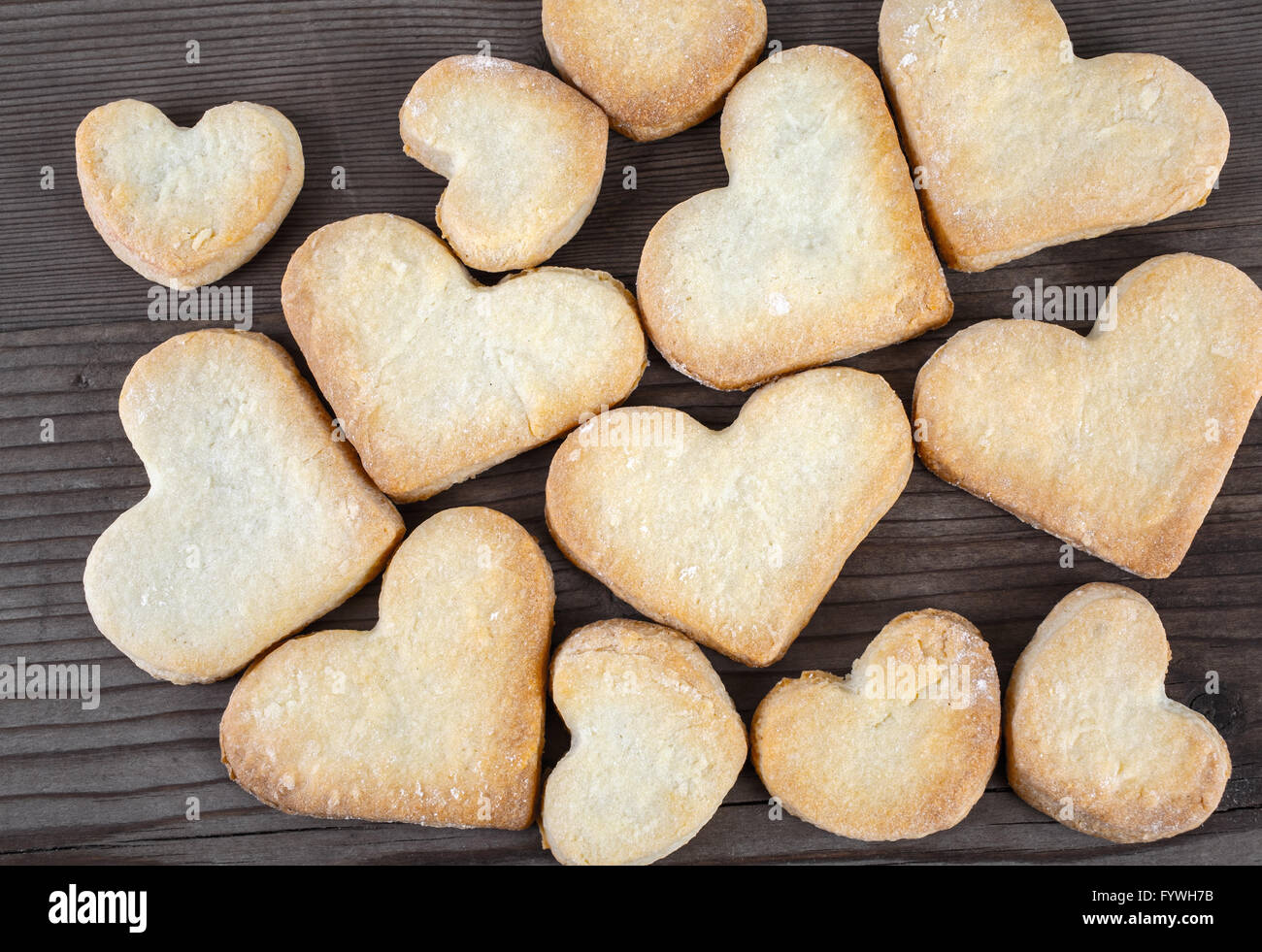 Pile fresh homemade heart hi-res stock photography and images - Alamy