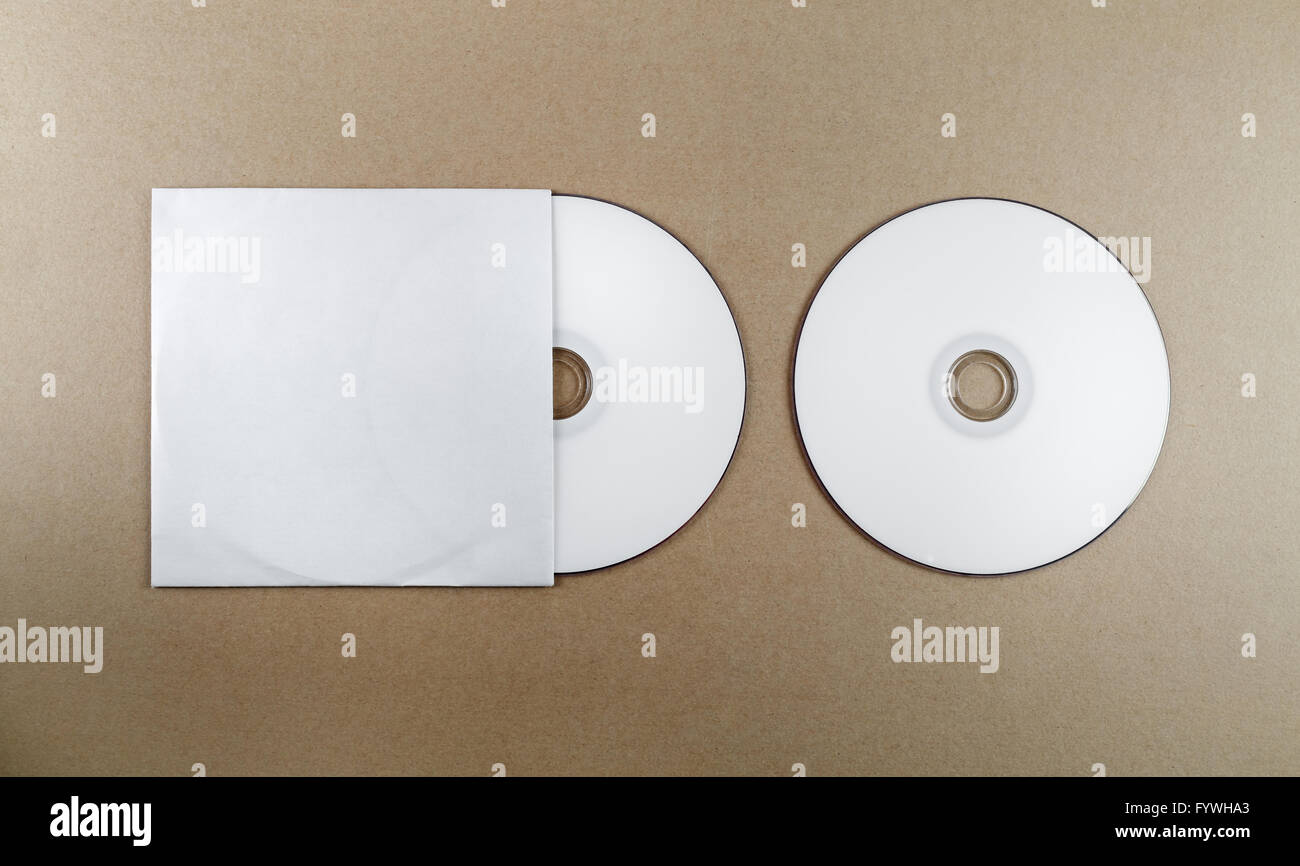 Blank compact disk Stock Photo - Alamy