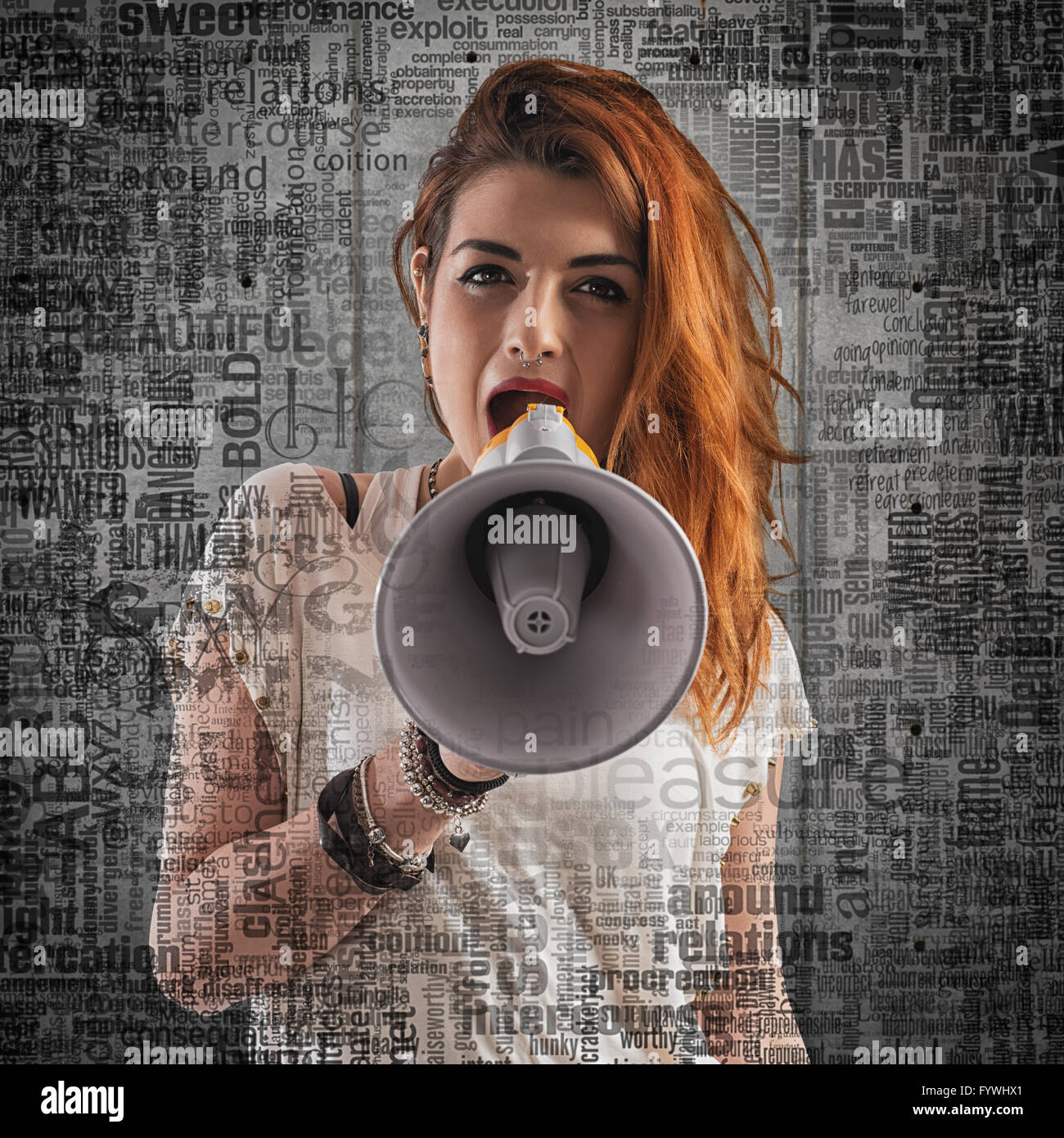 Rebellious Teenage Girl