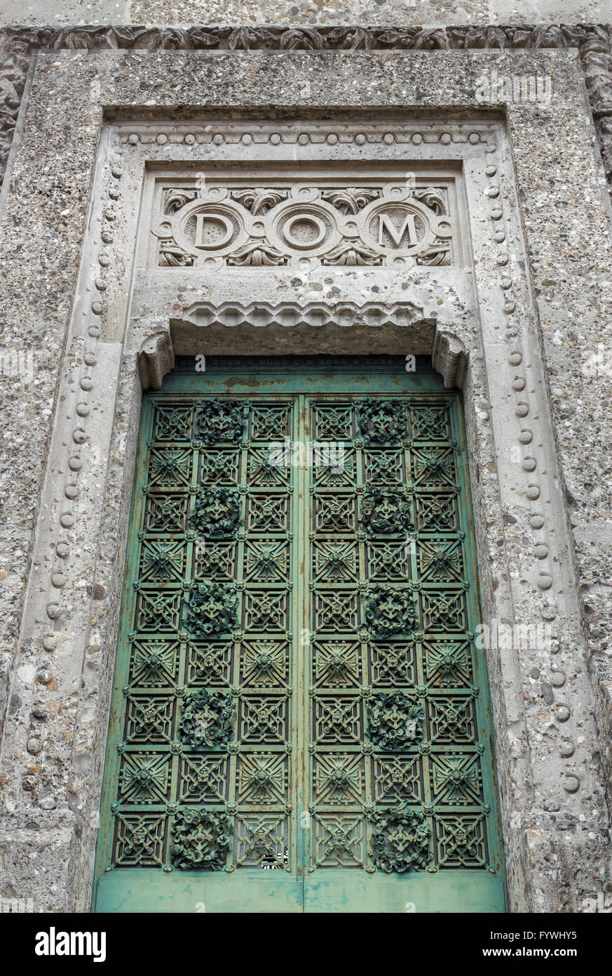 Entrance of a church Stock Photo - Alamy