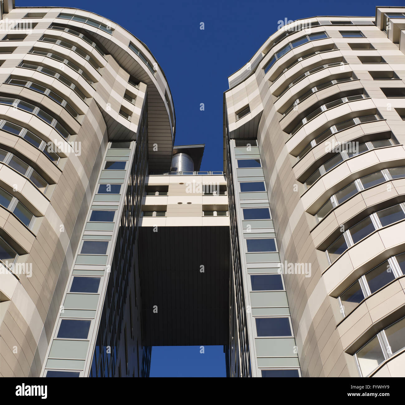 Two office buildings Stock Photo - Alamy