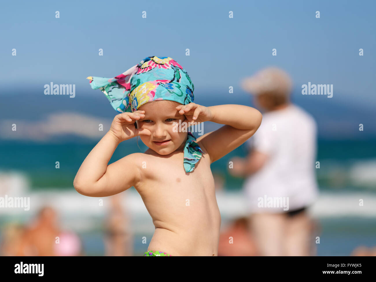 Happy posing child hi-res stock photography and images - Alamy