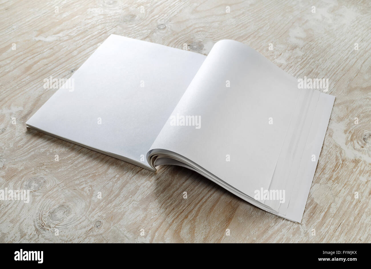 Blank magazine template Stock Photo - Alamy