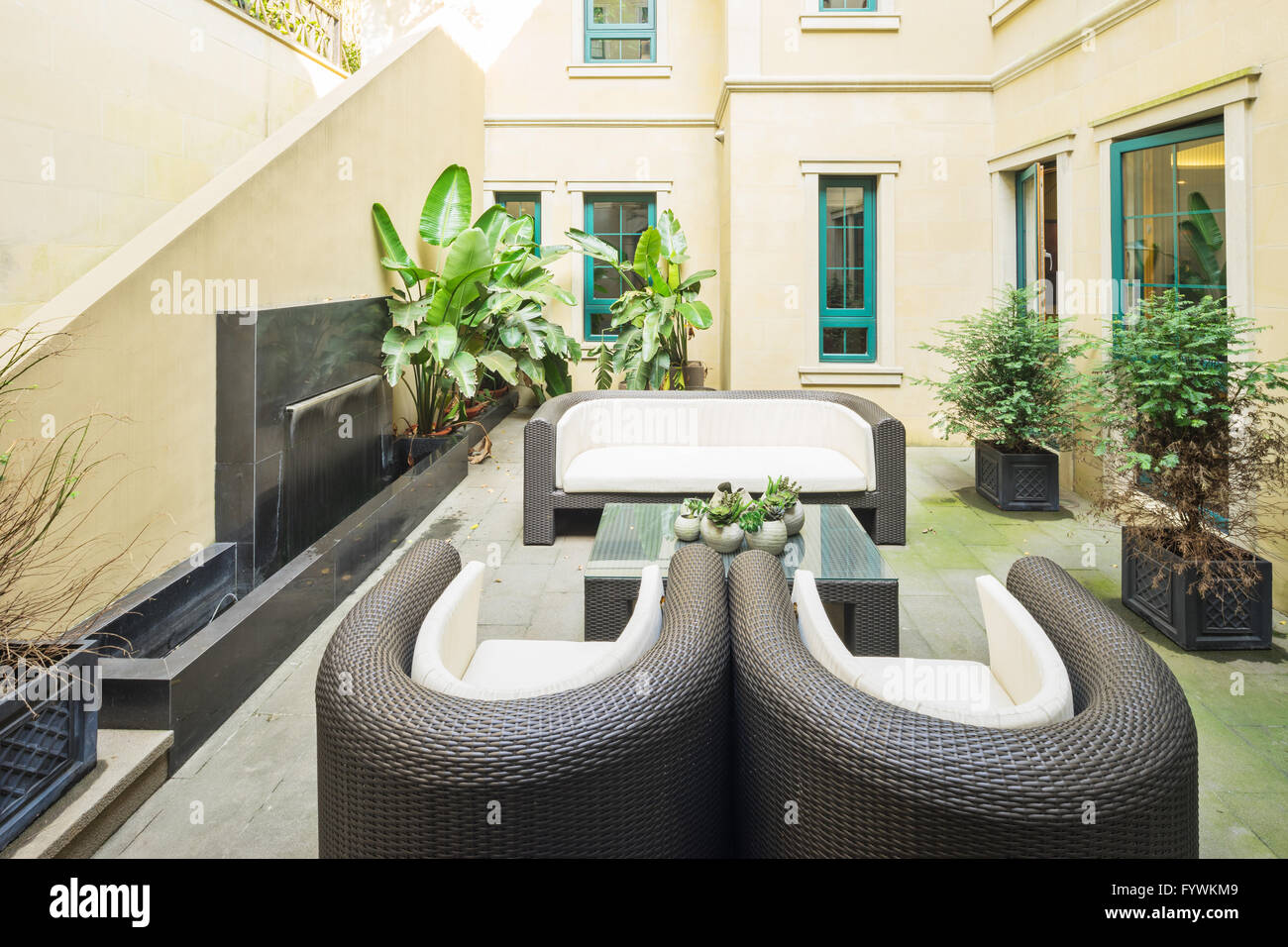 interior of rest place outdoors Stock Photo - Alamy