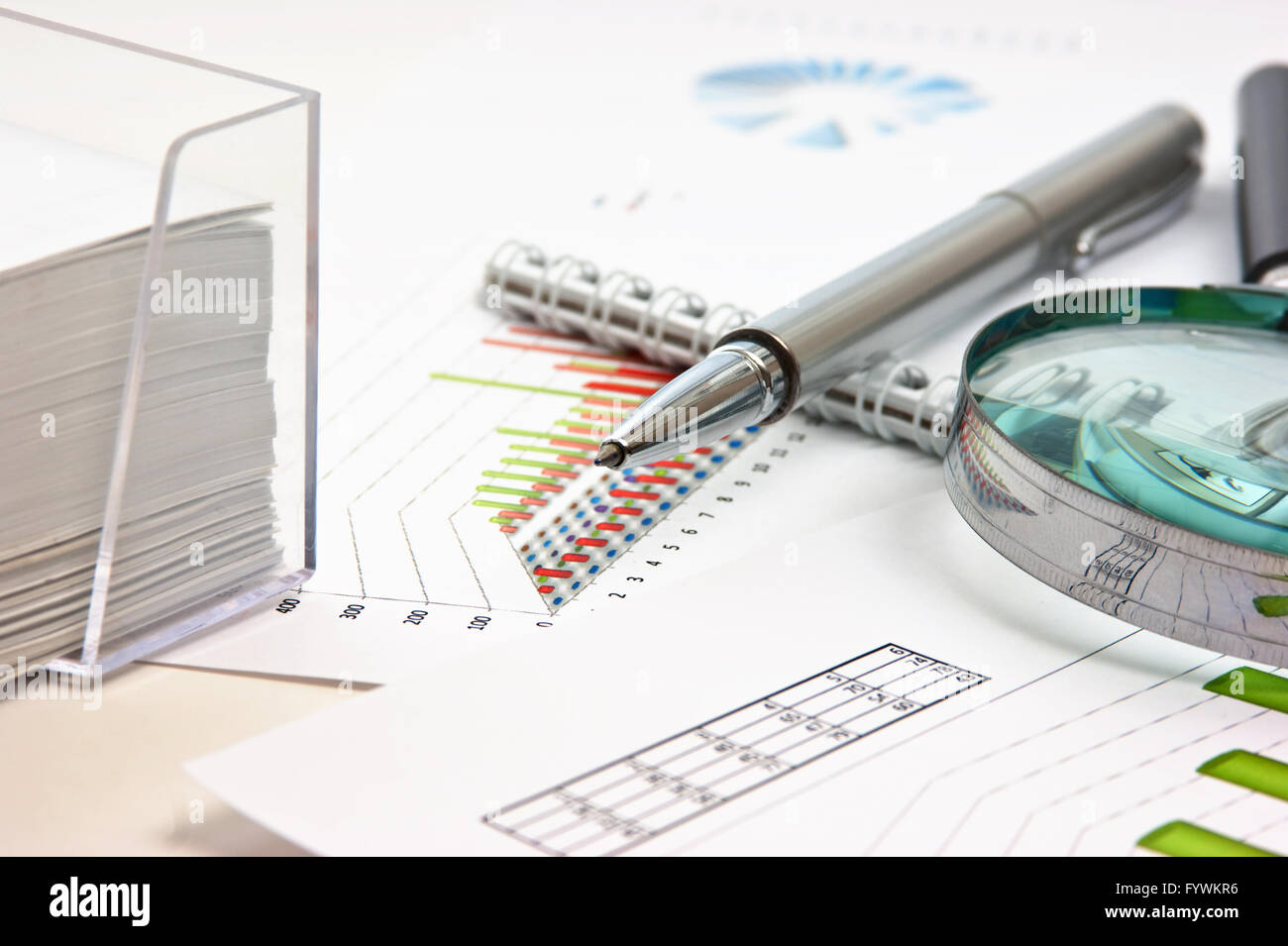 working paper with a diagram Stock Photo - Alamy