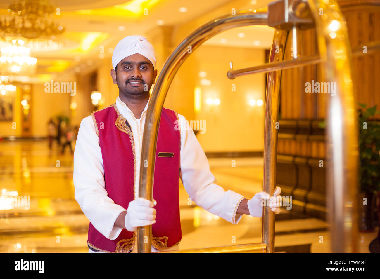 Male porter hotel hi-res stock photography and images - Alamy