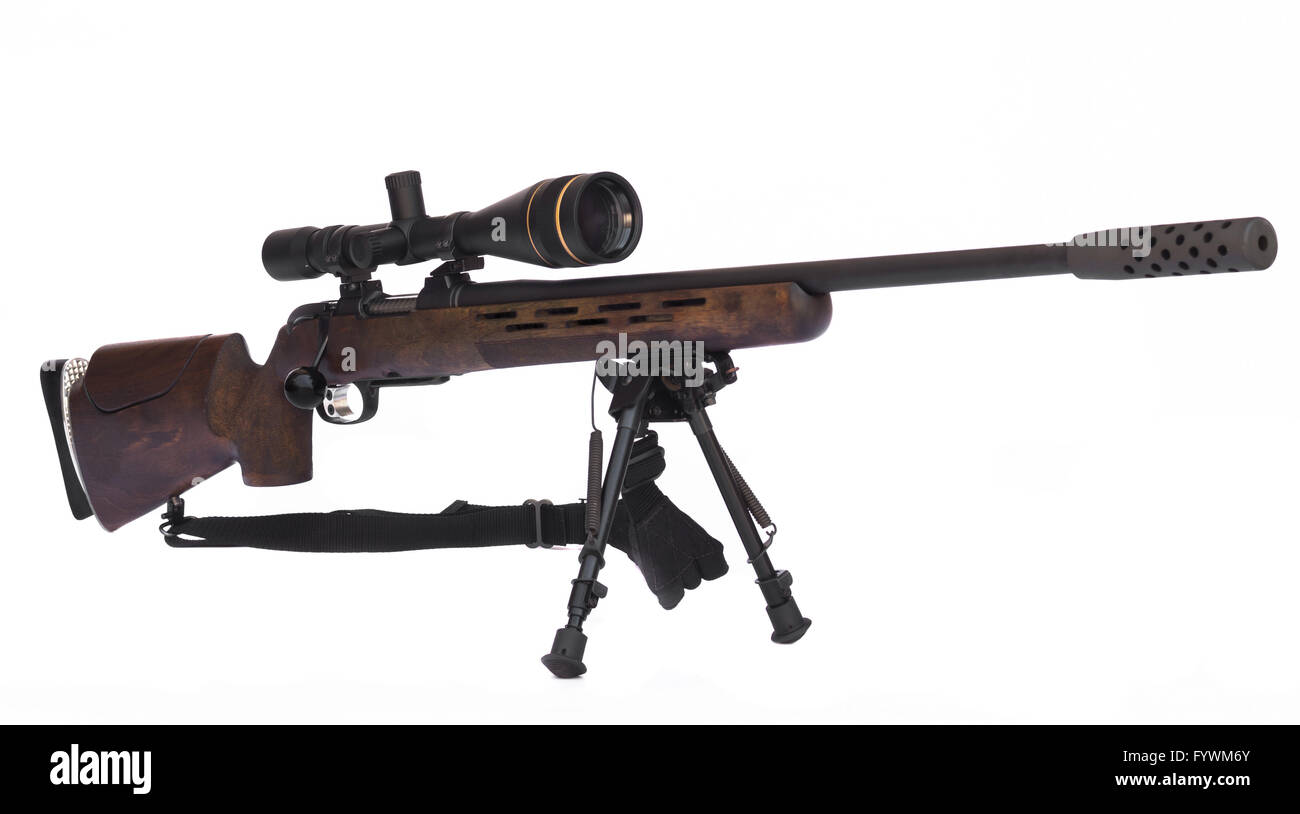Sniper Rifle Side Stock Photo - Alamy