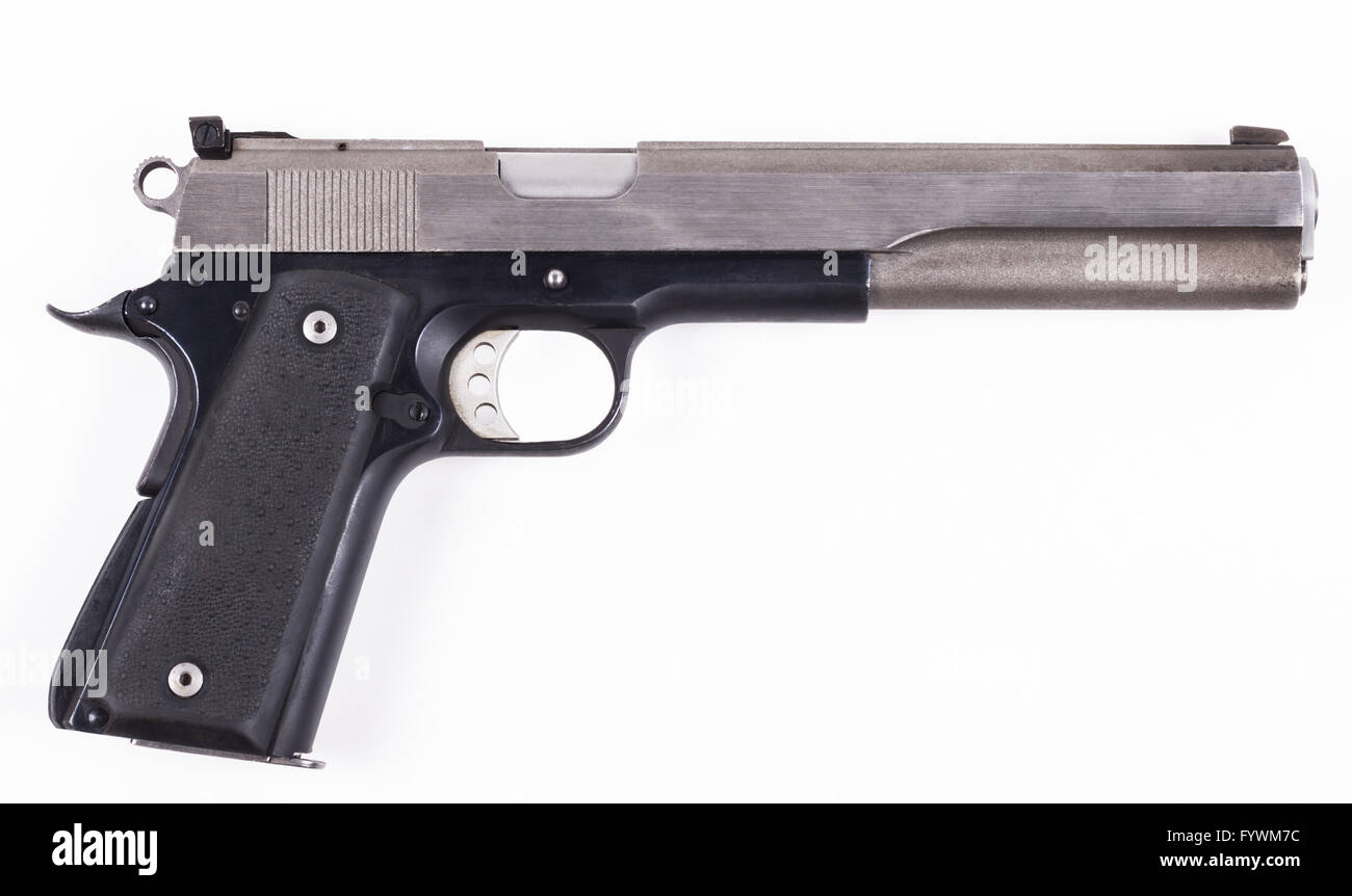 Long target pistol hi-res stock photography and images - Alamy