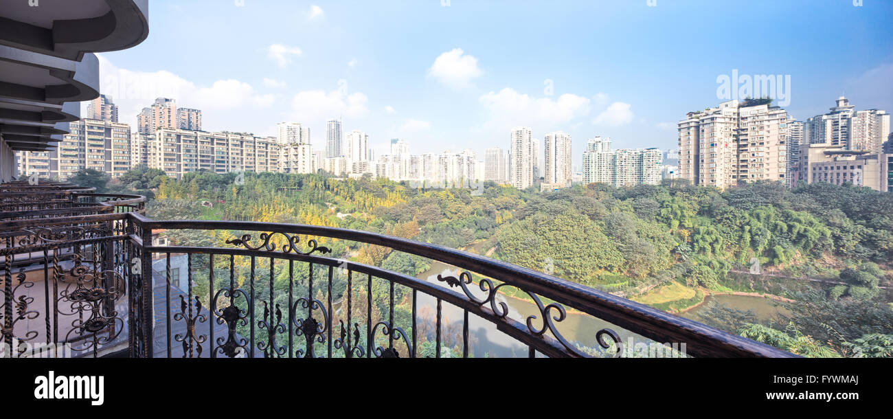 view from balcony Stock Photo - Alamy