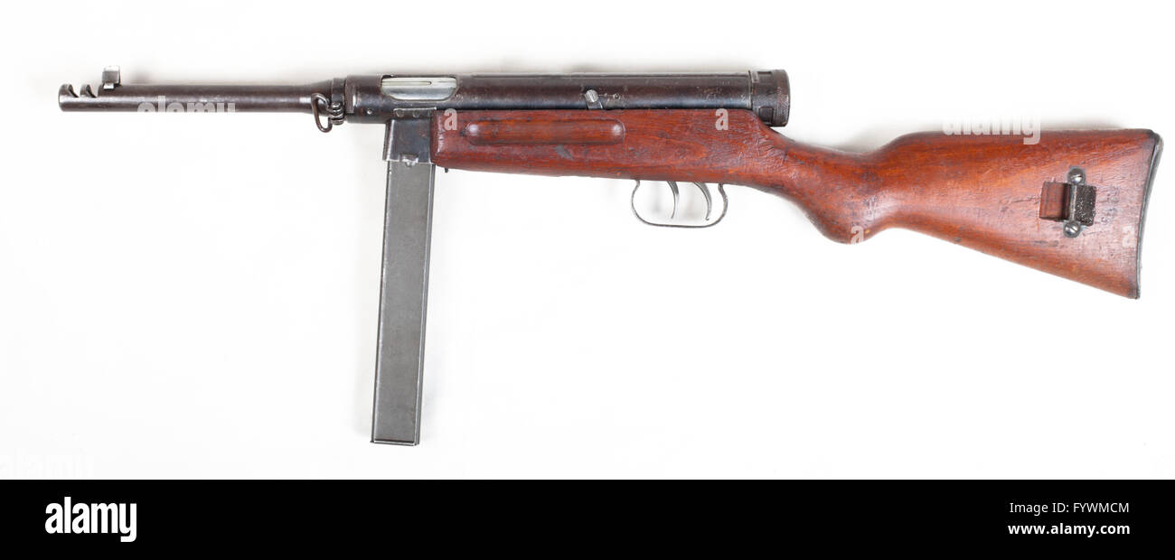 old submachine gun Stock Photo - Alamy