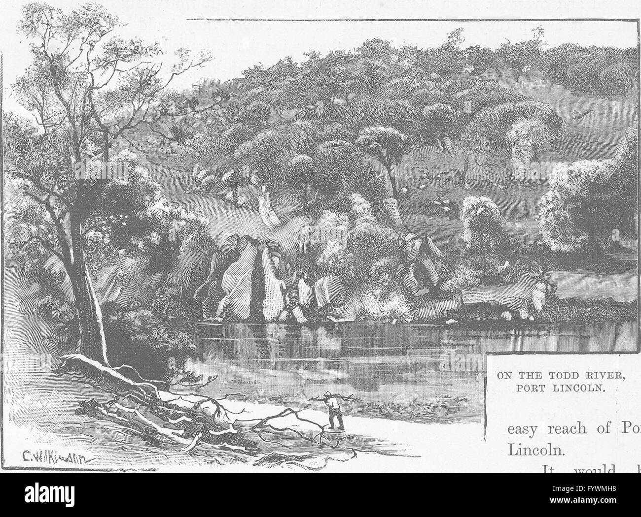 Lincoln river Black and White Stock Photos & Images - Alamy