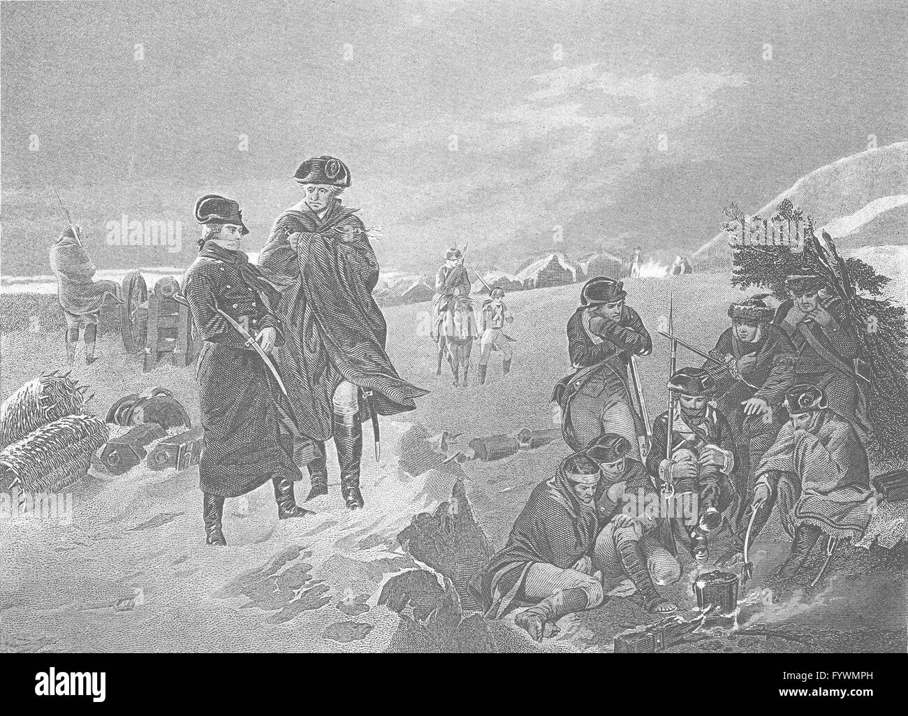 Washington at valley forge hi-res stock photography and images - Alamy