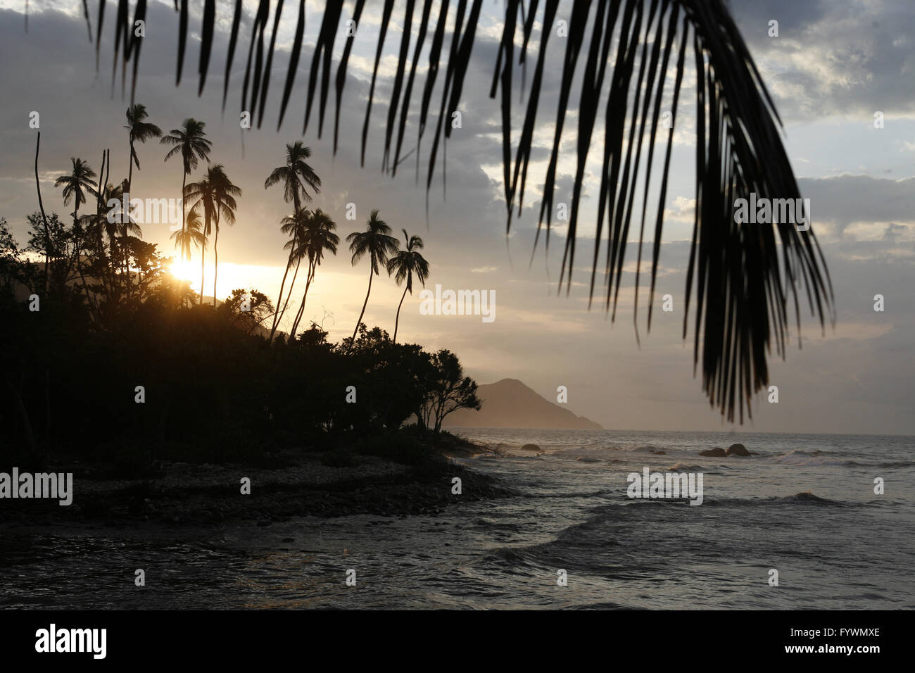 SOUTH AMERICA VENEZUELA CHORONI BEACH Stock Photo - Alamy