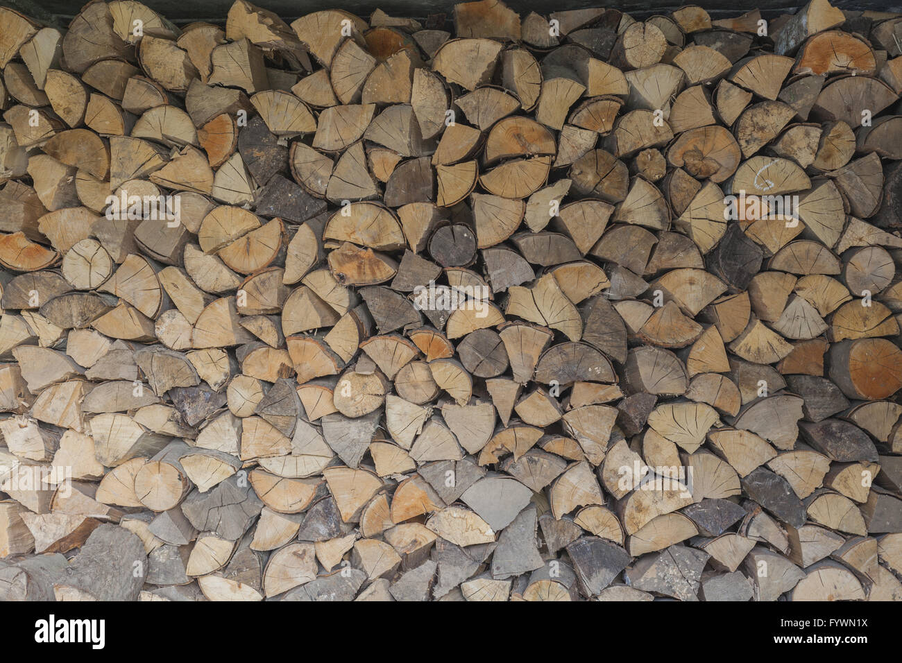Fire Wood Pile Stock Photo - Alamy